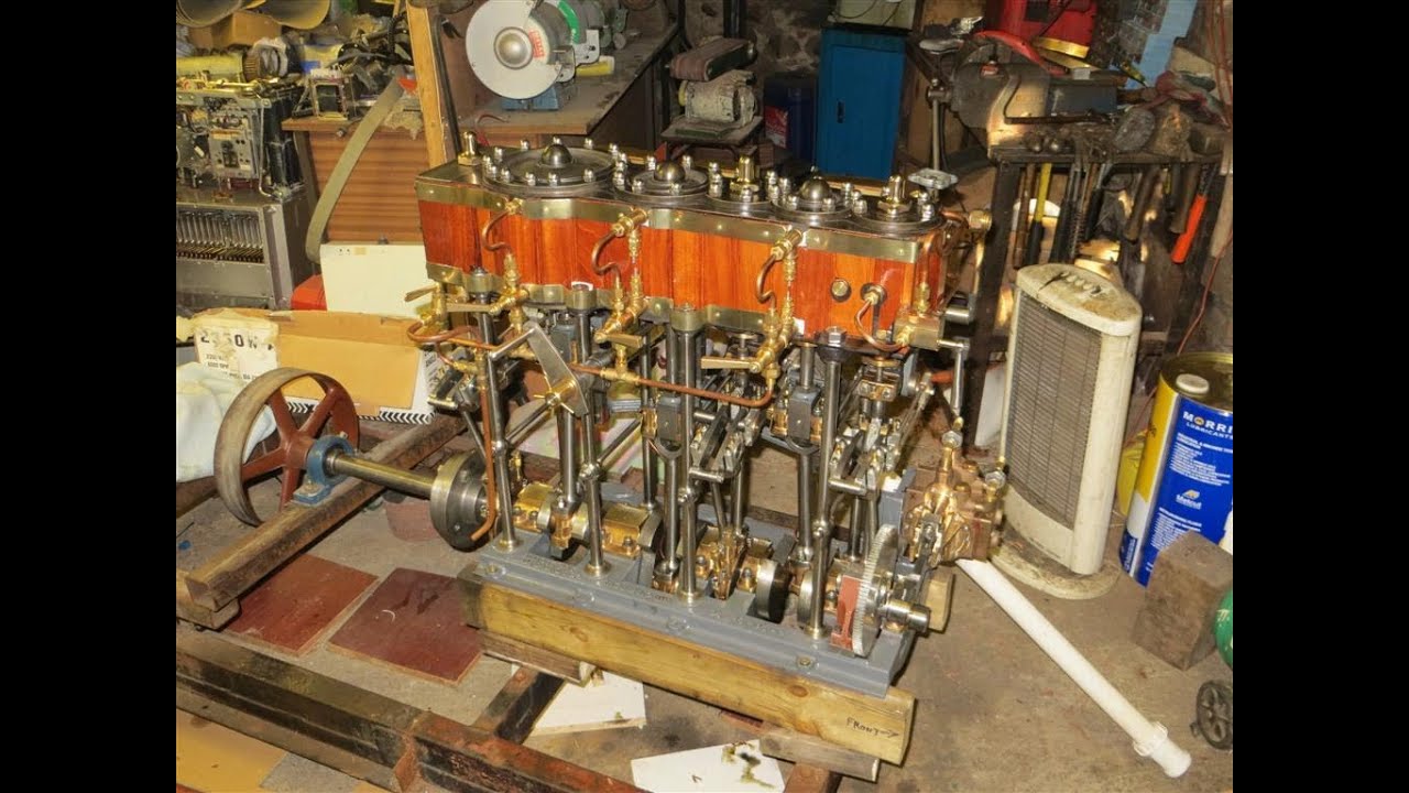 Elliott Bay Triple Expansion Engine, Number 2. - YouTube