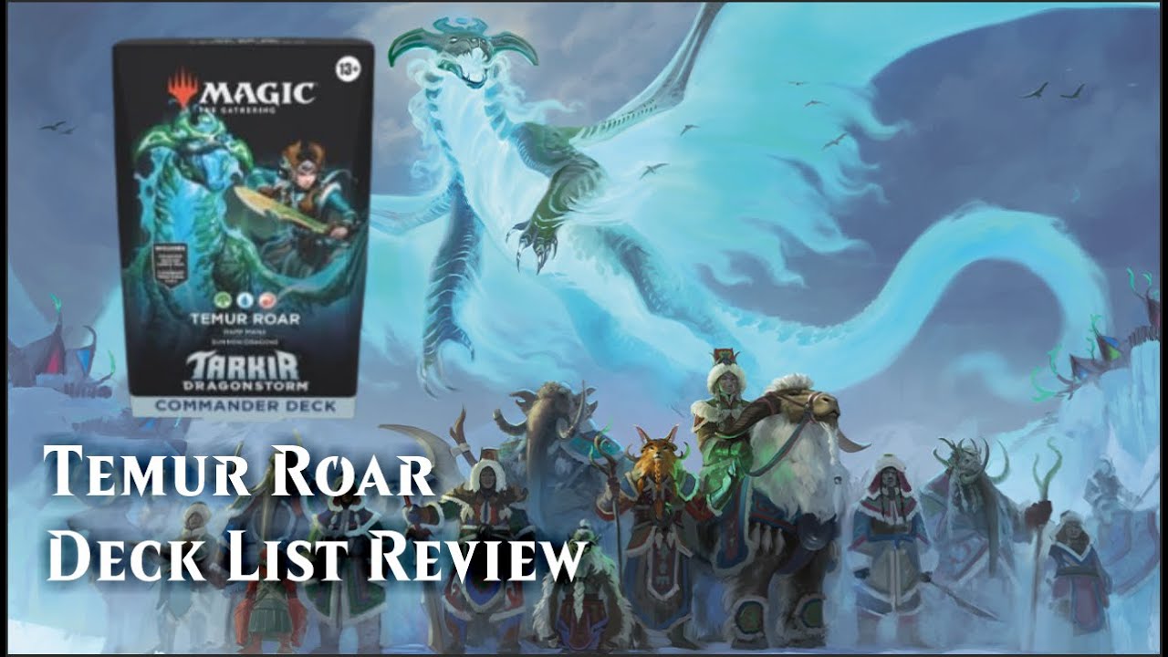 O MELHOR DECK? Saiu a lista do deck Temur Roar de Tarkir Dragonstorm ...