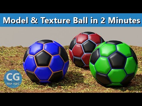 Model and Texture a Ball in 2 Minutes - Blender 2.91 - YouTube