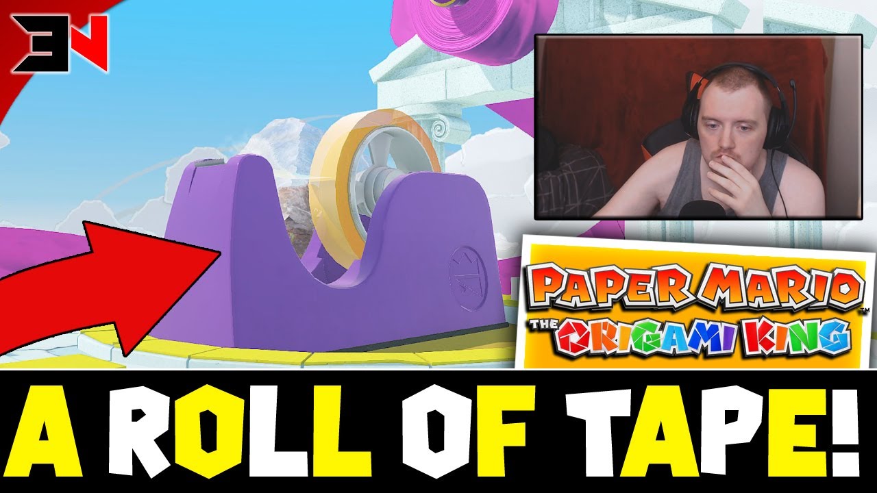 A ROLL OF TAPE - Purple Streamer The Shifty Sticker - Paper Mario The ...
