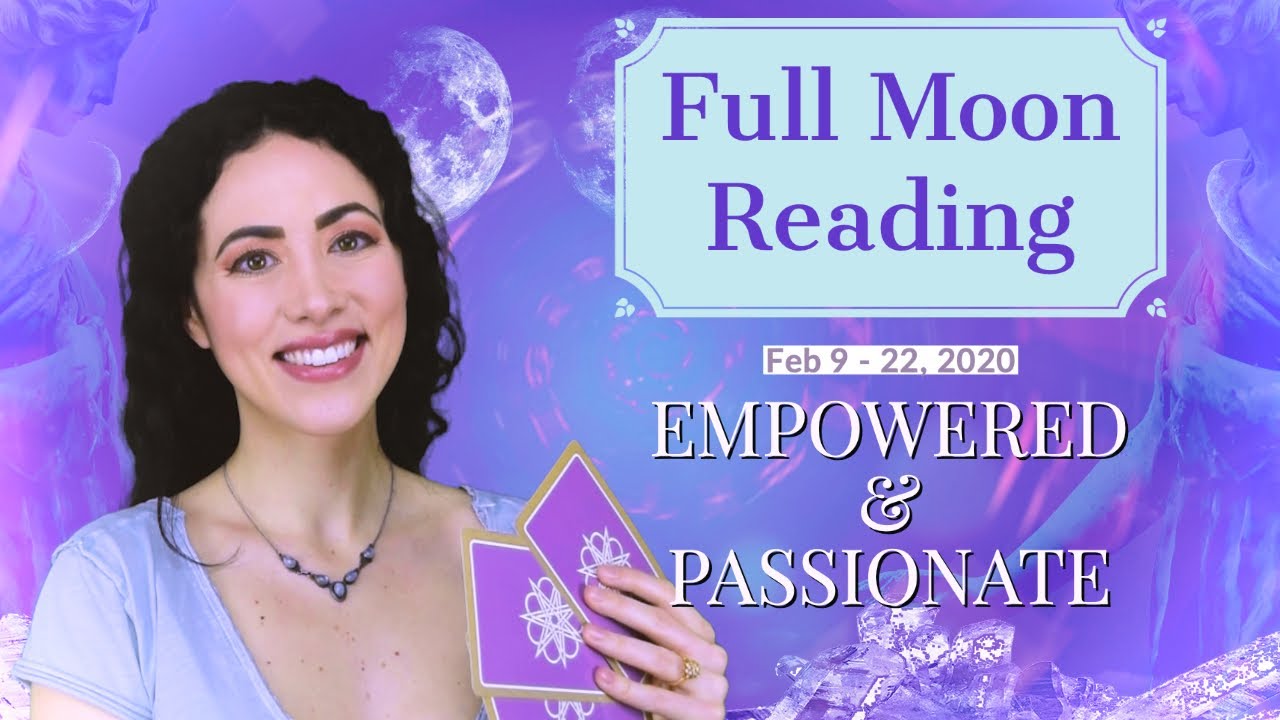 Full Super Moon Reading | Feb. 9 - 22, 2020 | Sarah Hall ☽♥☾ - YouTube