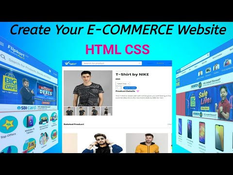 Product Page | Ecommerce Website With HTML & CSS Step By Step | Product ...
