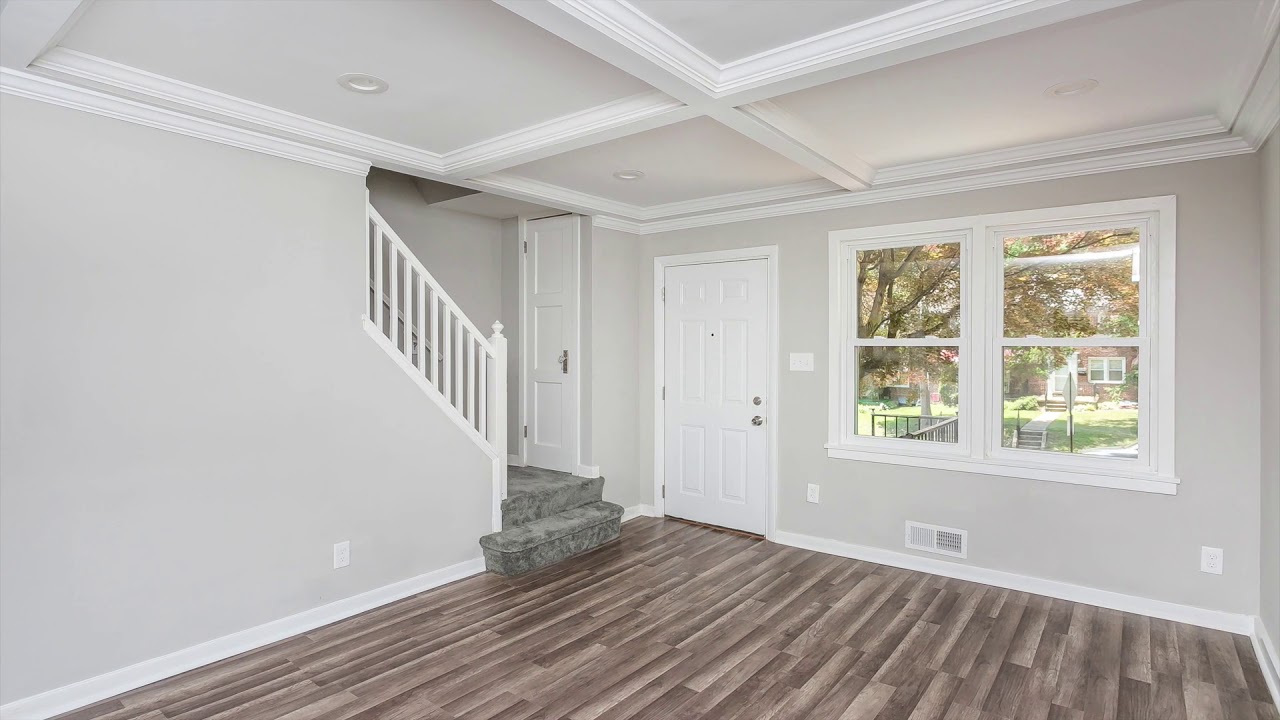 Baltimore Home Renovation Before And After Renovation Underway At 8357
