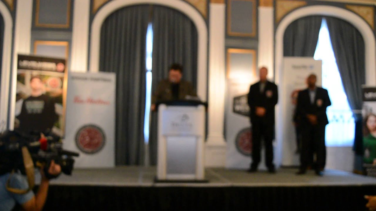 RAW: Larry Reda - Canadian Football Hall of Fame Jacket Ceremony - YouTube