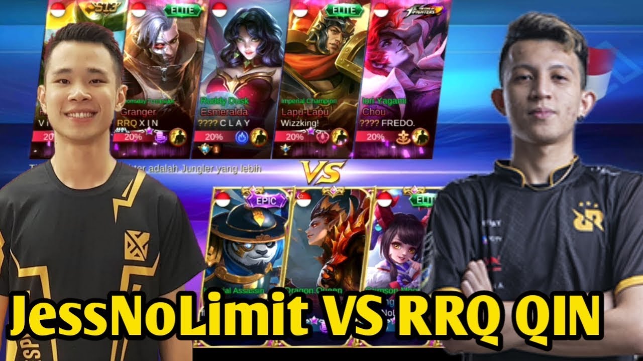 RRQ XINN VS JESSNOLIMIT Streaming MLBB - YouTube