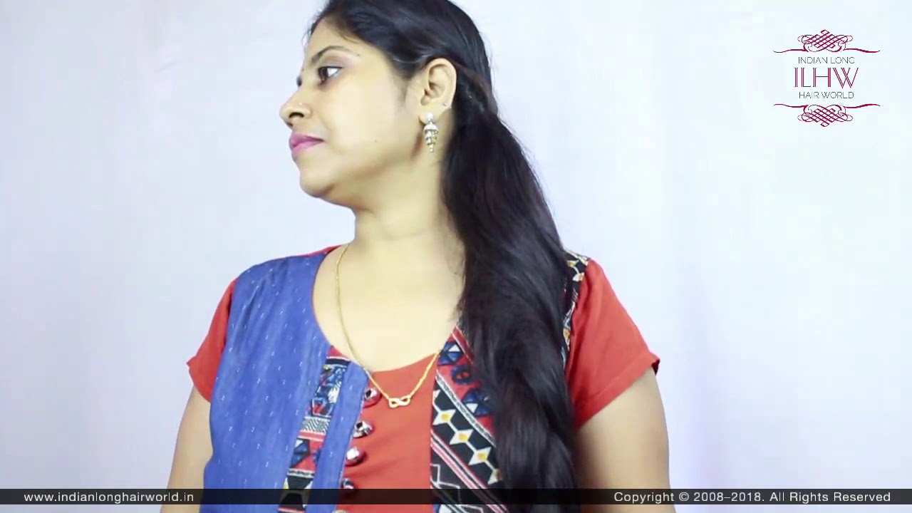 Easy Dussehra Special Hairstyle for Very Long Hair | Long Hairstyle for ...