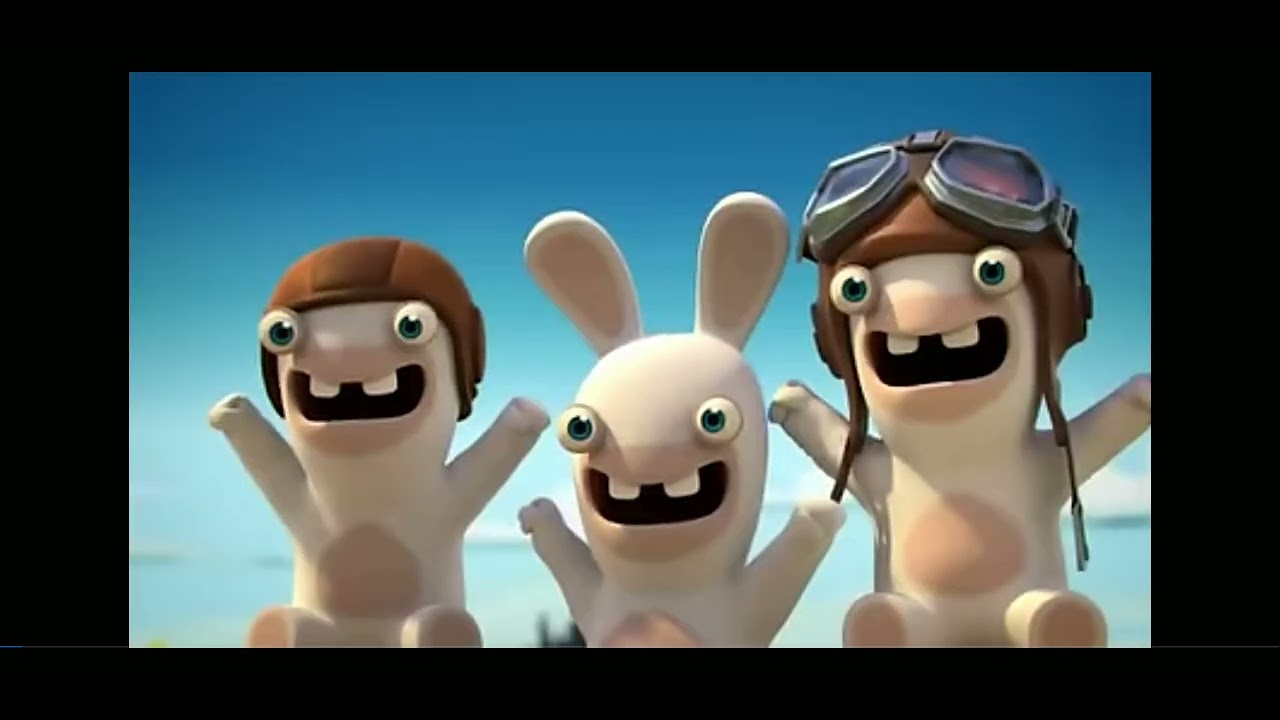 mission to fly to the moon | rabbid and friends. - YouTube