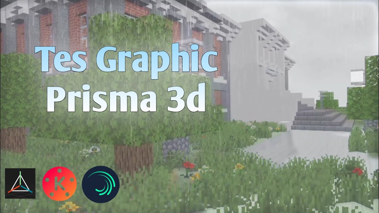 Tes Graphic "Hujan" | Prisma 3d Animation Minecraft - YouTube