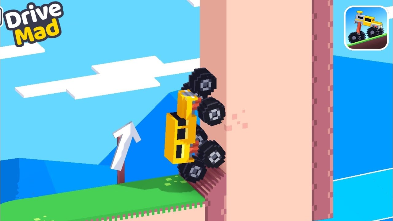 DRIVE MAD WHEELS GAME IN FANCADE 1 TO 10 LEVEL COMPLETE ANDROID/IOS ...