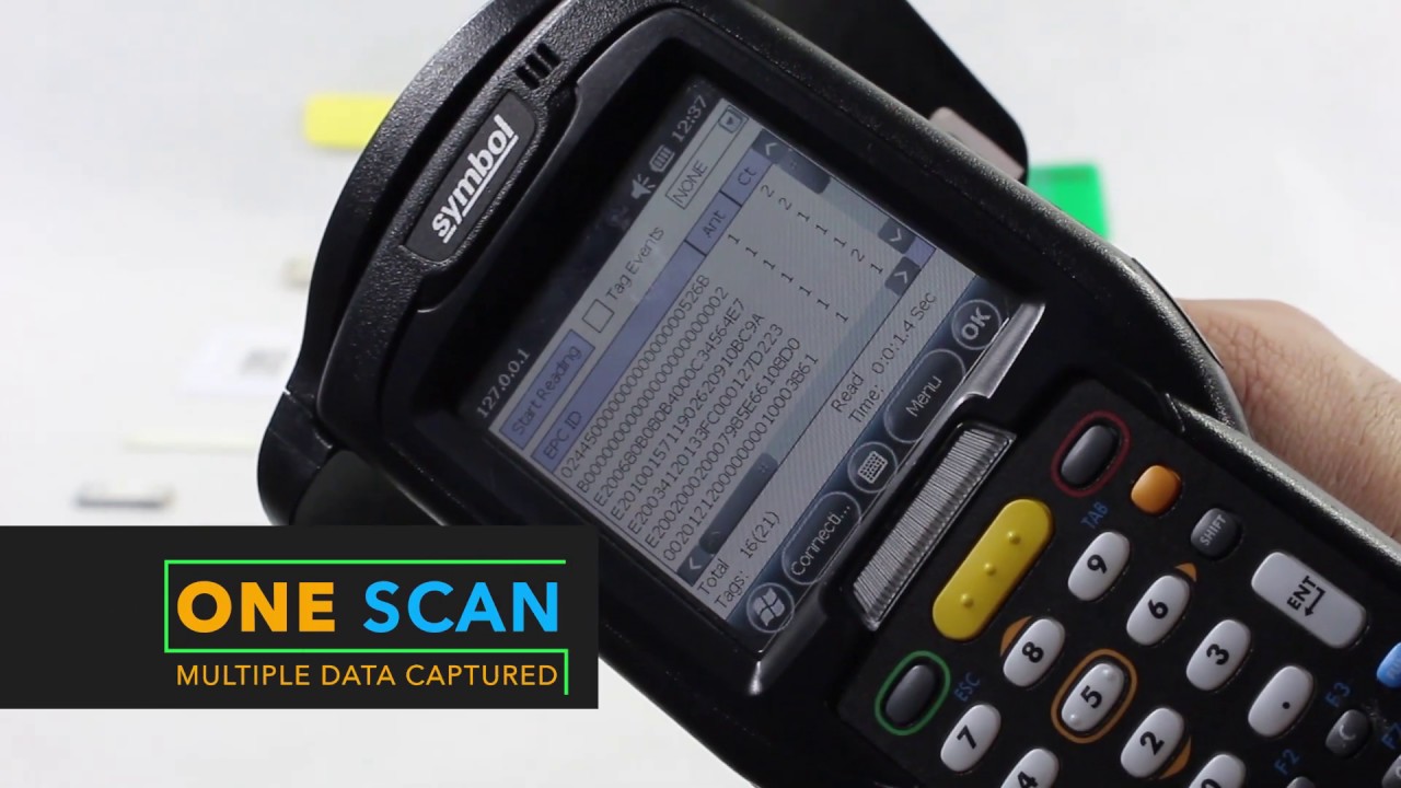 RFID ZebraMC3100 - YouTube