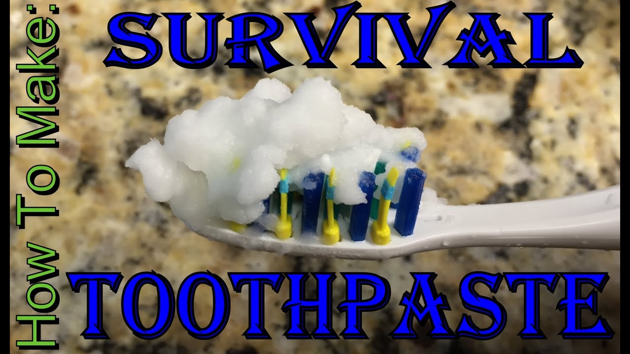 Survival Toothpaste - YouTube