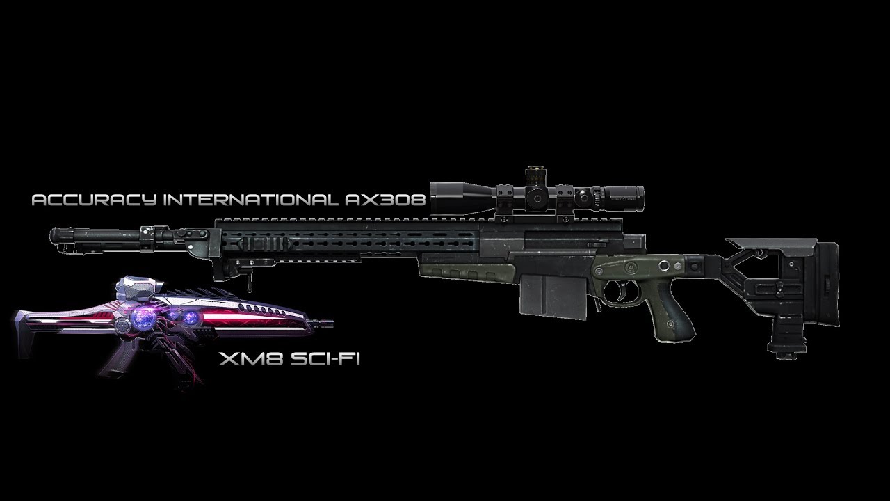 AVA-老實人 AI AX308&XM8 Sci-Fi 狙擊霸氣外漏，步槍一等下流 - YouTube