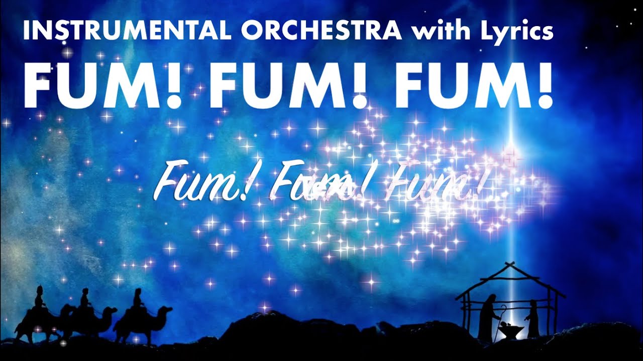 FUM FUM FUM | Instrumental with lyrics | Christmas Carol - YouTube