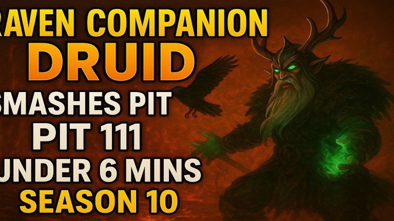 🐦 Raven Companion Druid SMASHES Pit 111 in Under 6 Minutes /TOP 100 ...