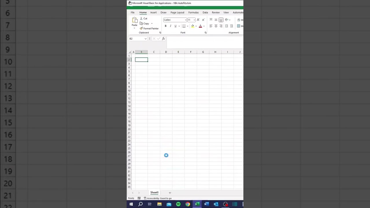 Master Excel: VBA Autofit for Perfect Spreadsheets #shorts #excel #education #tips - QuadExcel.com