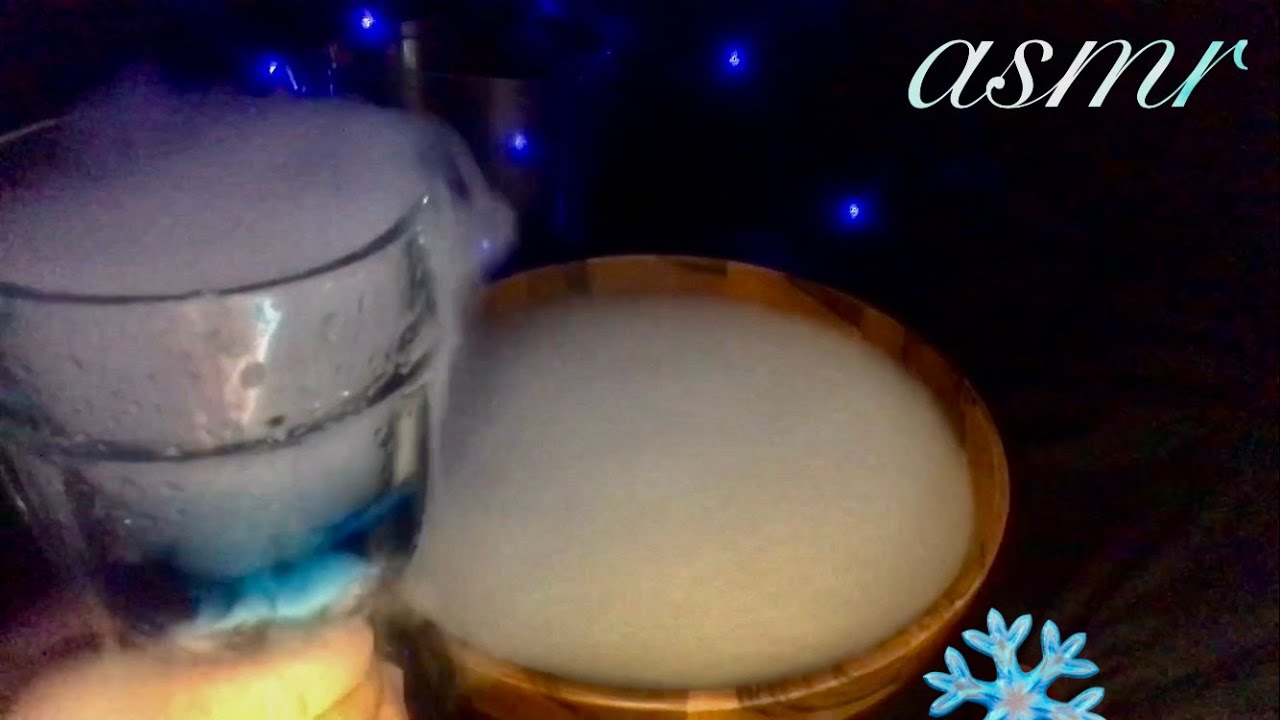 Quiet 🎧 bubbling, Dry Ice evening relaxation ASMR - YouTube