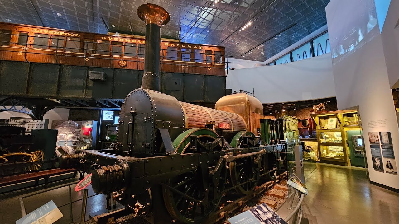 Lion LMR 57 aka 'Titfield Thunderbolt' at Museum of Liverpool - YouTube