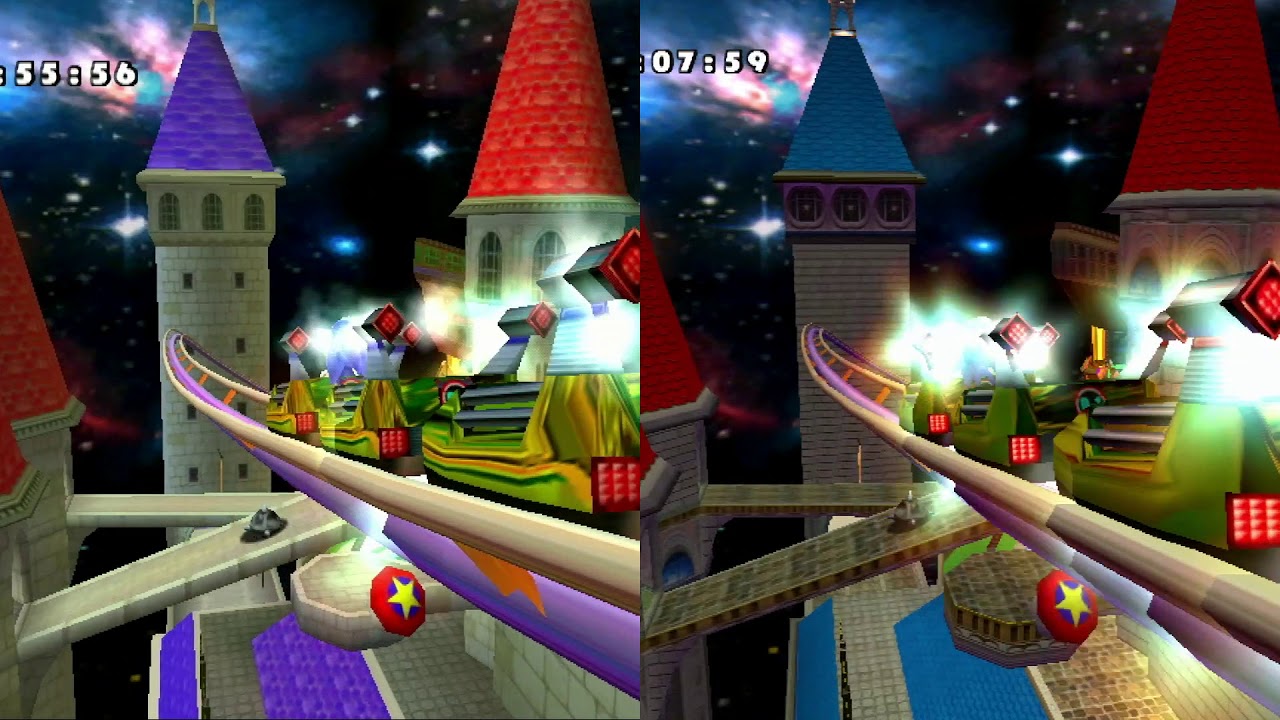 Sonic Adventure Graphical Comparison - Dreamcast vs Gamecube - YouTube
