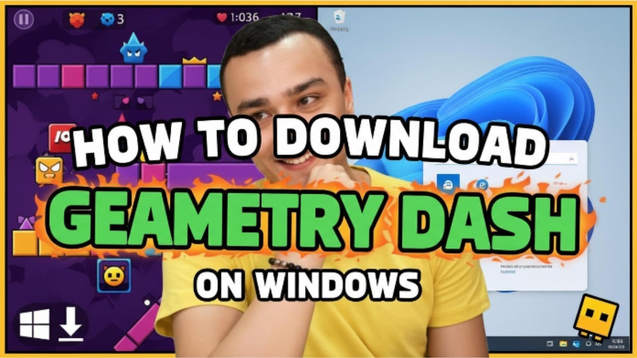How To Download Geometry Dash On Windows (PC Guide) - YouTube