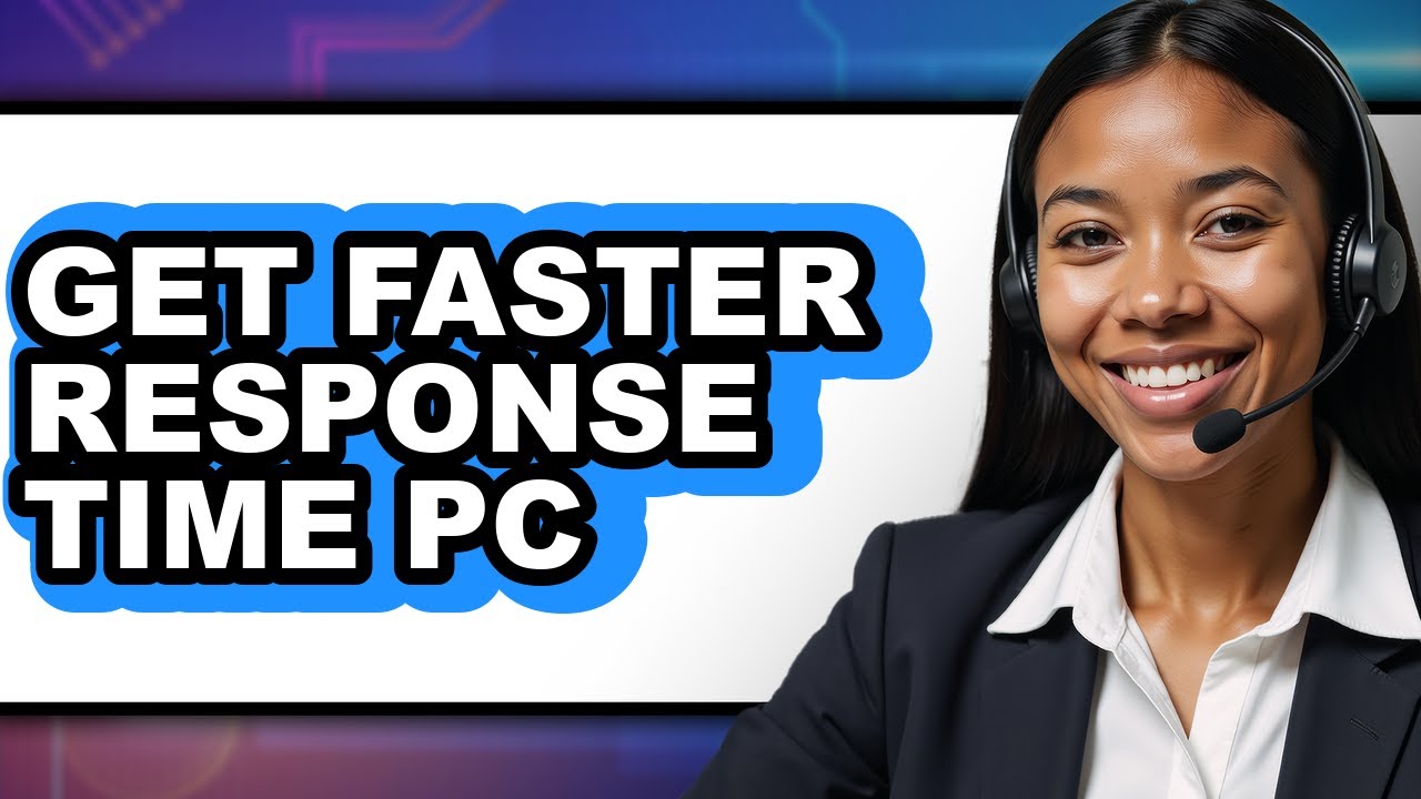 How to Get Faster Response Time PC (Easy Method) - YouTube