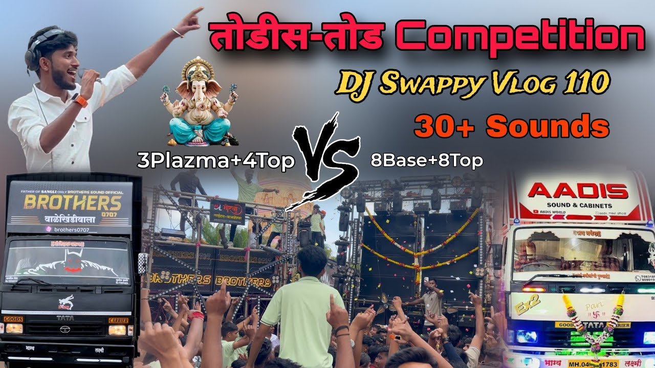 पहिल्यांदा राहुरी मध्ये Show वाजवला, तो पण असला खतरनाक 💥😱 DJ Swappy ...