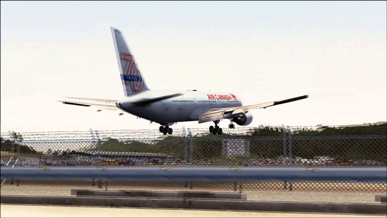 Air Canada 767 Landing at TNCM - YouTube