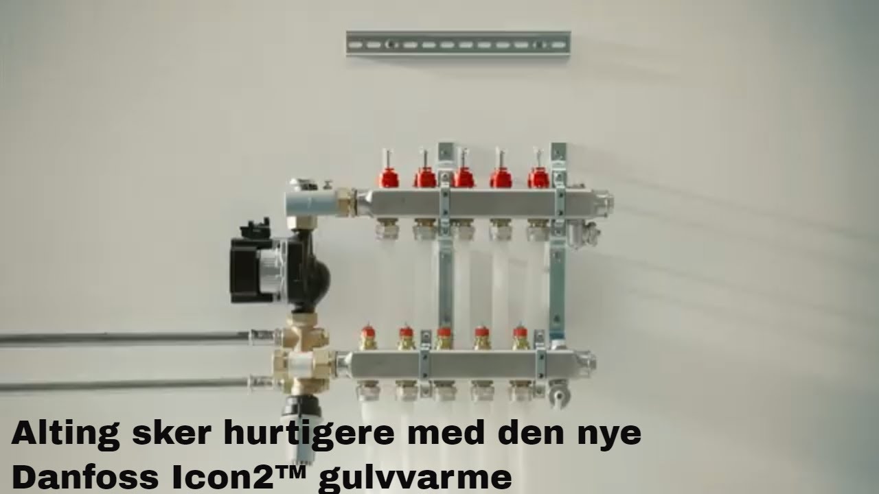 Alting sker hurtigere med den nye Danfoss Icon2™ gulvvarme - YouTube
