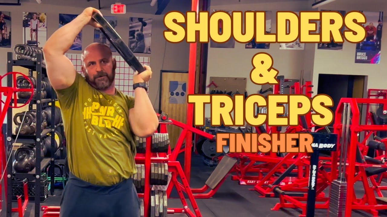 Shoulder & Triceps Finisher #shoulderworkout #triceps #powerbuilding ...
