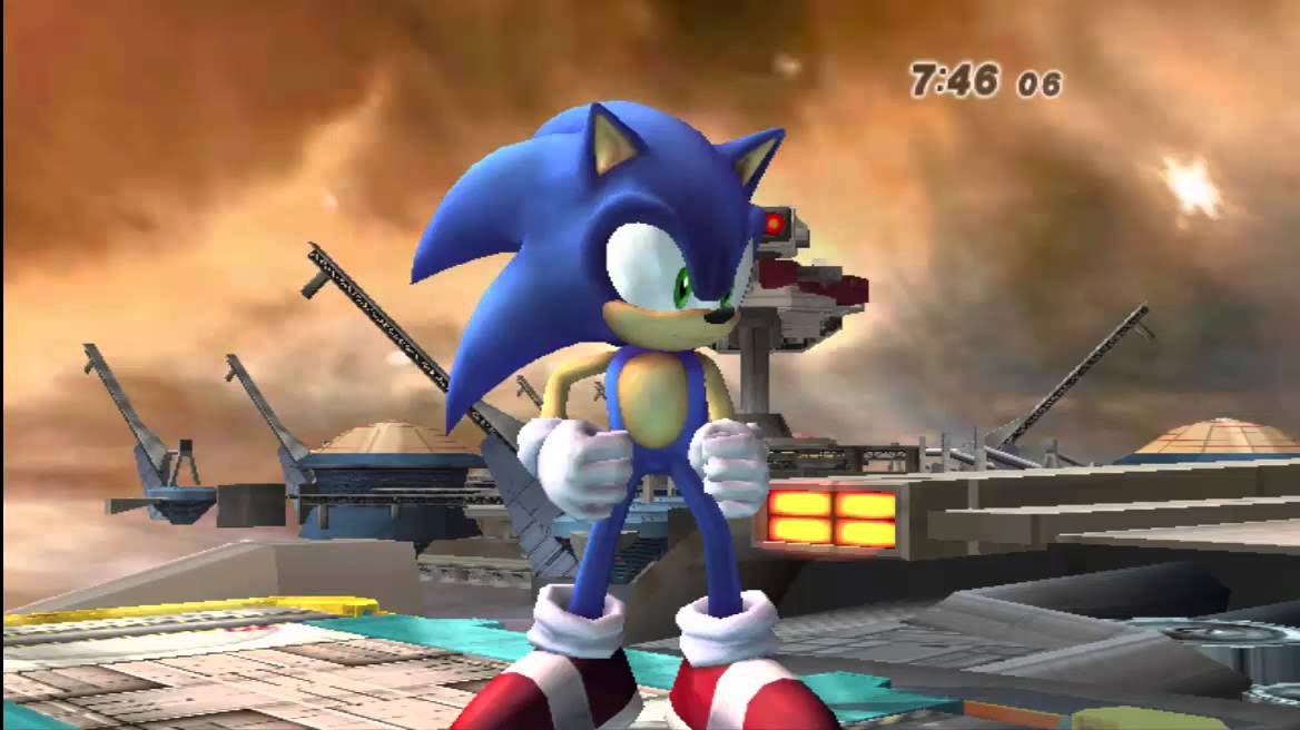 Super Smash Bros Brawl. All Star Mode: Sonic - YouTube