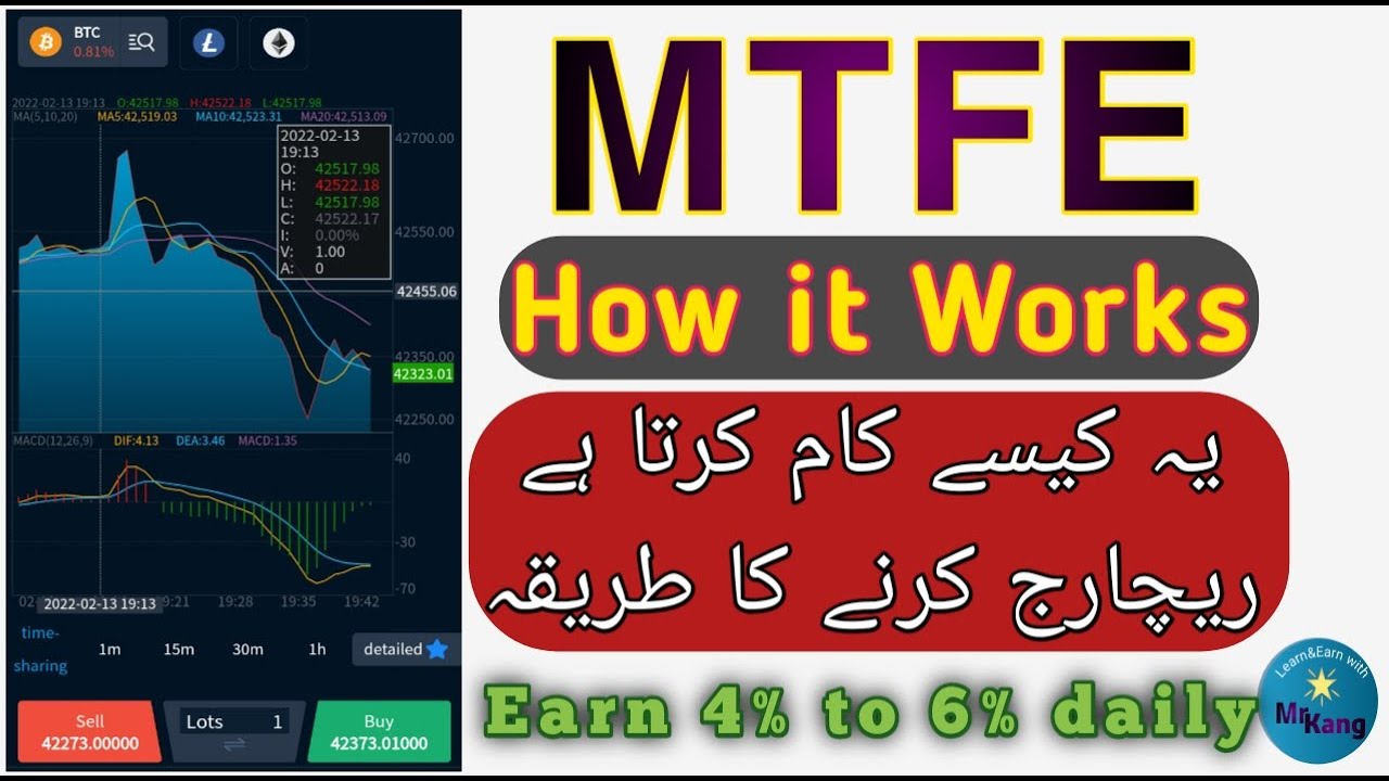 MTFE New Trading Platform || How it works & How to recharge || Complete ...