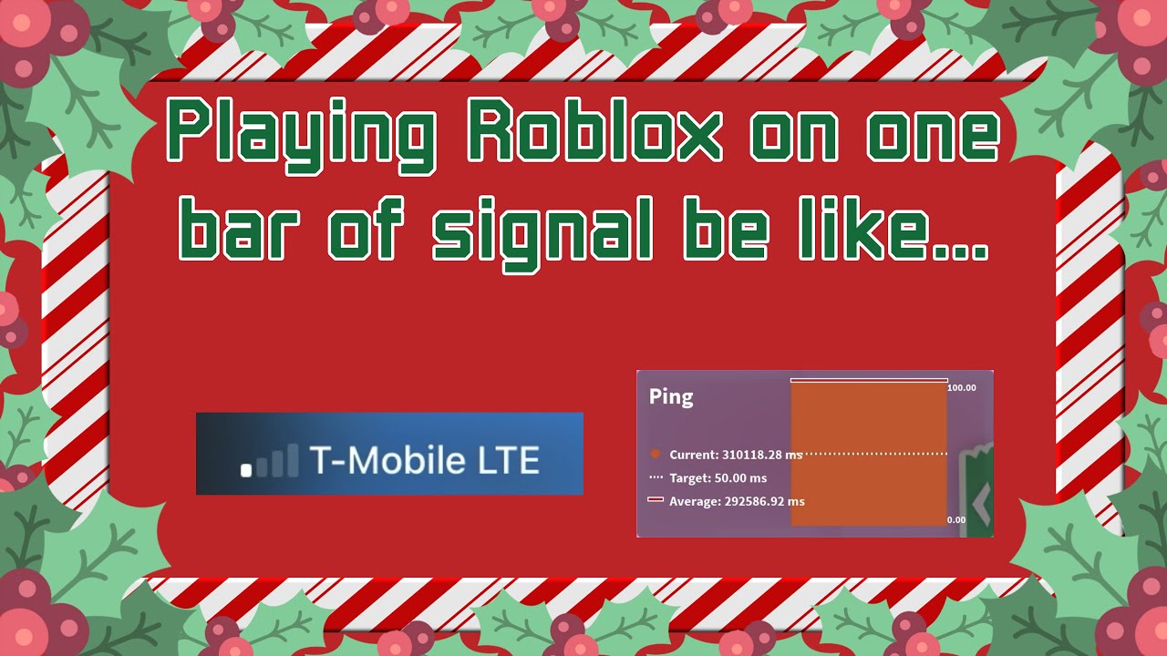 playing roblox with one bar of signal be like… - YouTube