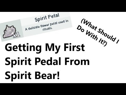 Getting My First Spirit Petal From Spirit Bear | Roblox Bee Swarm ...