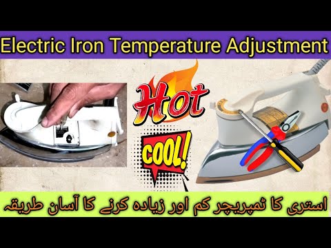 Electric Iron Temperature Adjustment | Electric Iron Thermostat Setting ...