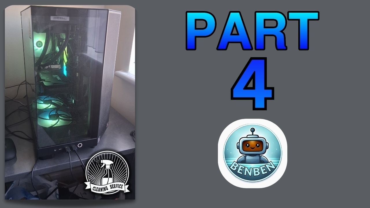 IRL Streaming my computer cleaning for the first time Part (4/4) Finale ...