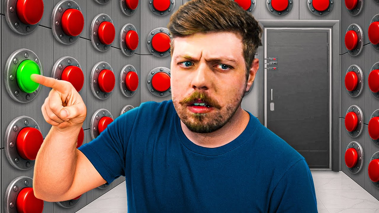 100 BOTÕES e APENAS 1 PODE TE SALVAR!! - Button Prison - YouTube
