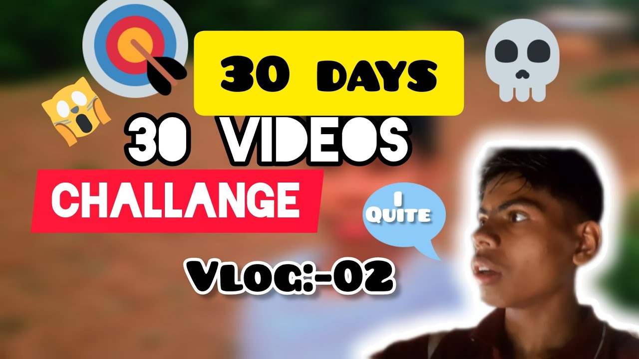 30 days 30 video challenge/I'm doing or not?it's hard🤬 - YouTube
