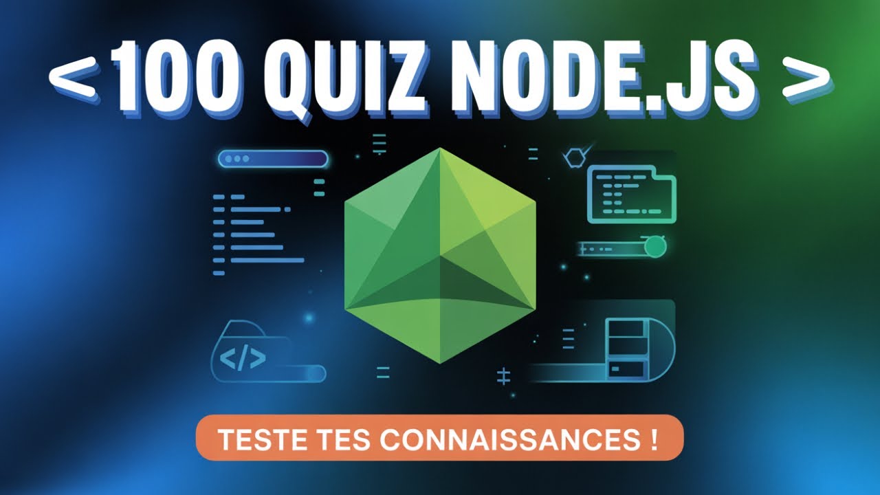 💻 100 QCM Node.js pour tester tes compétences de développeur ! 🏆 - YouTube