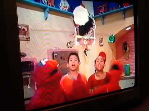 Elmo's high pitched scream makes the timer fly in the air - YouTube
