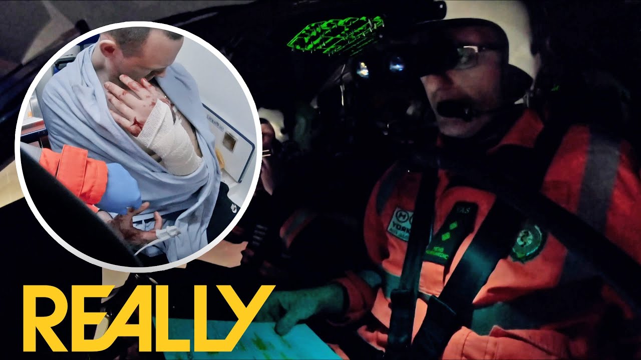 Paramedics Use Night Vision Goggles To Respond To A Double Stabbing ...