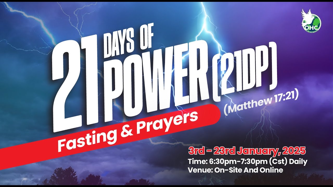 21 Days Of Power Day 18 | Monday January 20th, 2025 - YouTube