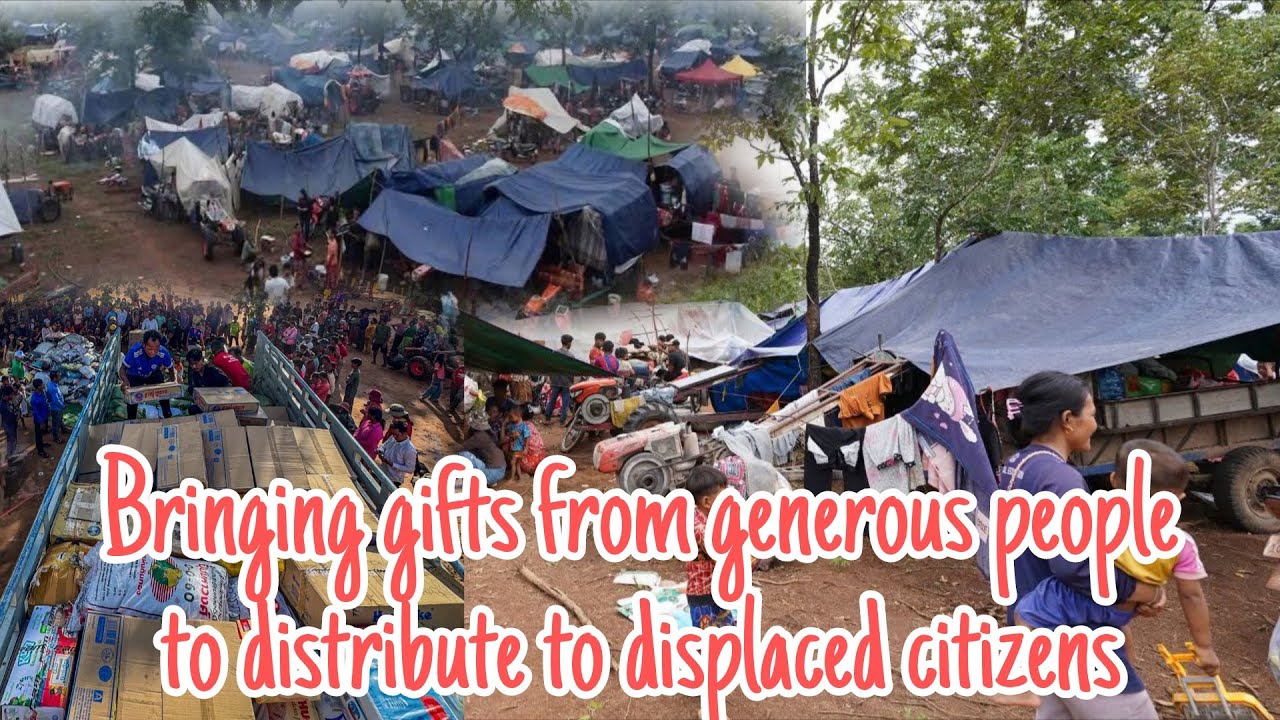 ពរដ្ឋភៀសសឹ.កពីព្រុំដែន Bringing gifts from generous people to ...