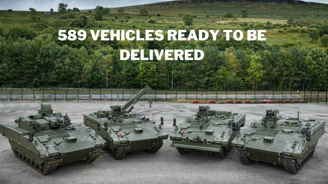 UK Army Strengthens the Ajax Armored Vehicle Exercise - YouTube