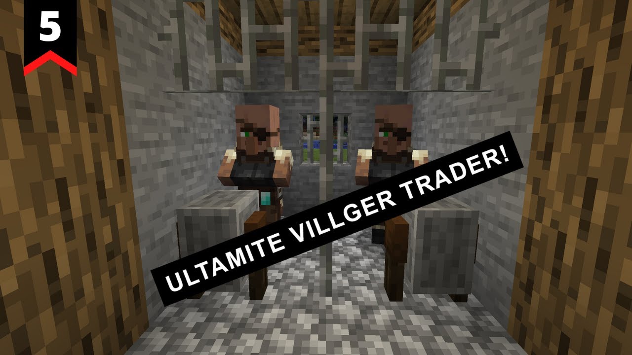 HOW TO BUILD THE BEST VILLAGER TRADER (Minecraft Ep 5) - YouTube