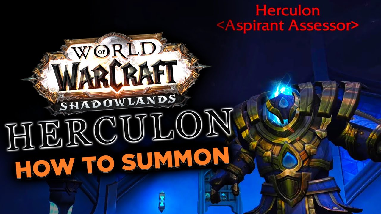 How to Summon Herculon (Rare Elite) | Shadowlands Alpha - YouTube