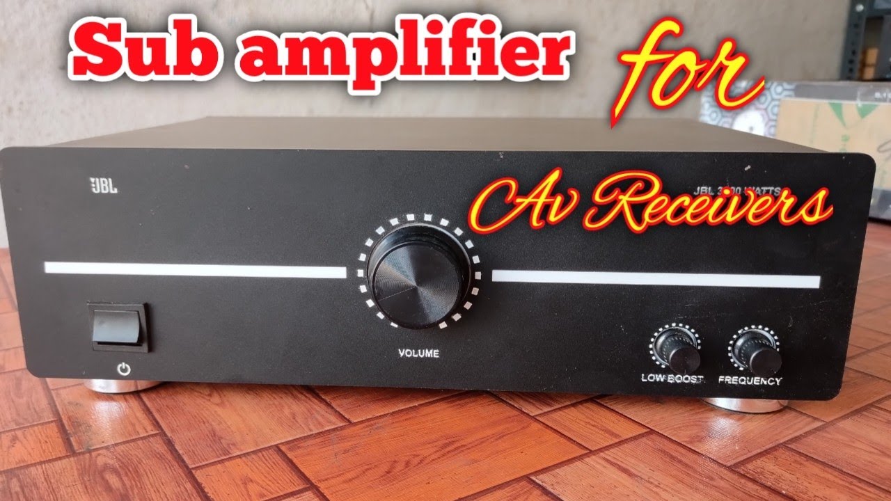 Sub amplifier for Av Receivers @ Vikram audios@ Hyderabad - YouTube