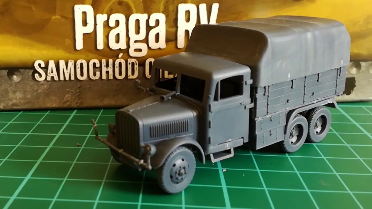 PRAGA RV 1:72 - cz. 1 - YouTube
