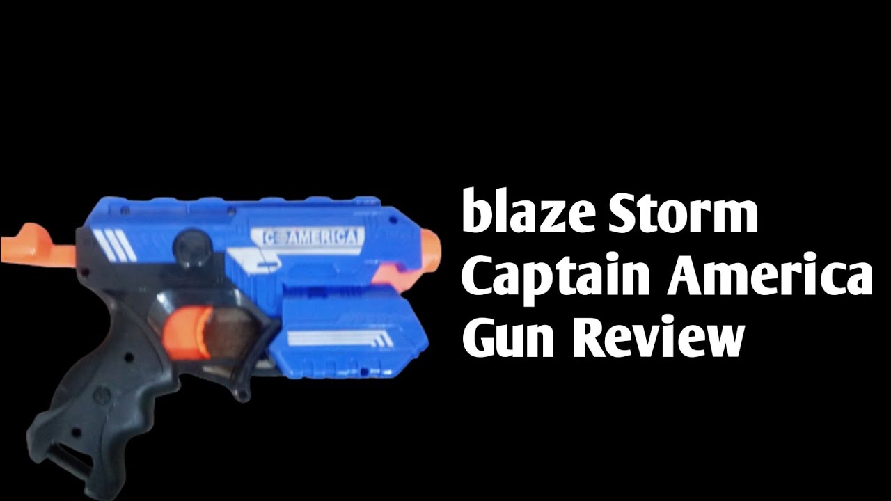 Blaze Storm Captain America Gun Review - YouTube