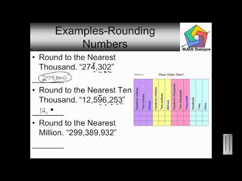 5th Grade Rounding Numbers - YouTube