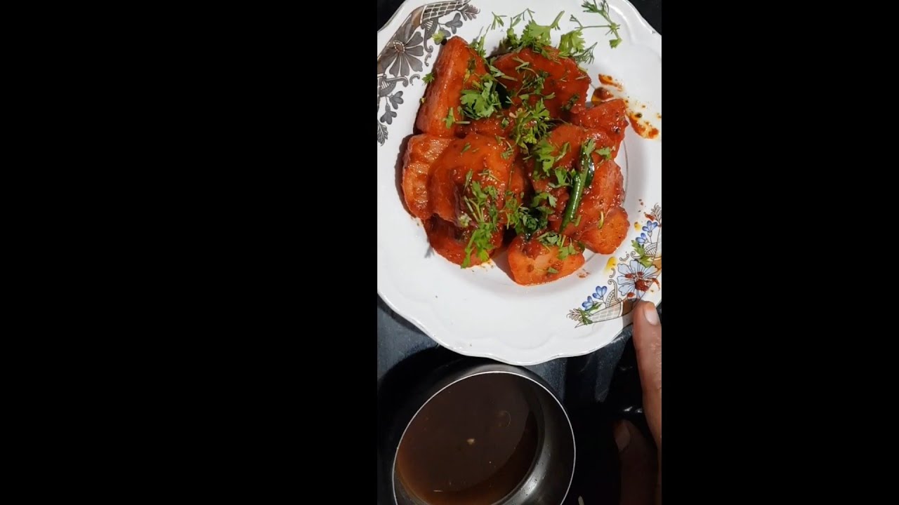 Easy recipe of khatte meethe aloo - YouTube