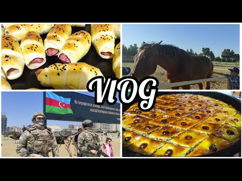 HƏRBİ QƏNİMƏTLƏR PARKI.OMAR ATÇILIQ MƏRKƏZİ🐴.MİNİ PİKNİK